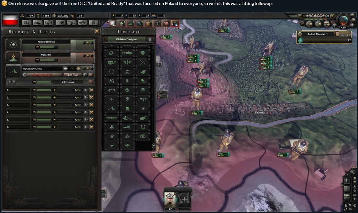 「Hearts of Iron IV」開発日記2017年6月6日――1周年記念（と無料DLC） – Simulationian.com