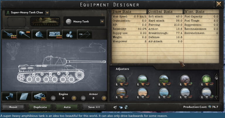 「Hearts of Iron IV」開発日記2021年4月28日――戦車デザイナー – Simulationian.com