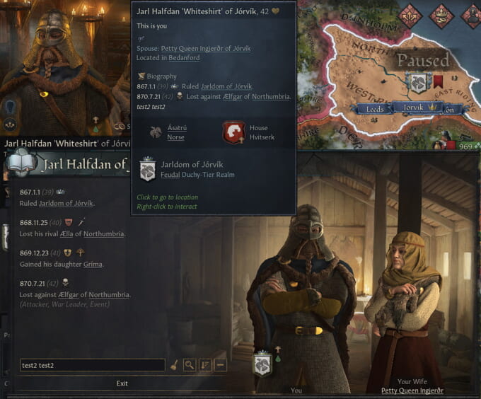 キャラクターの履歴を表示するCK3用Mod「Biography」 – Simulationian.com