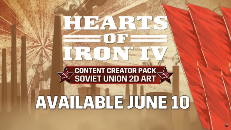 「Hearts of Iron IV」新DLC「Content Creator Pack – Soviet Union 2D Art」が6月 ...